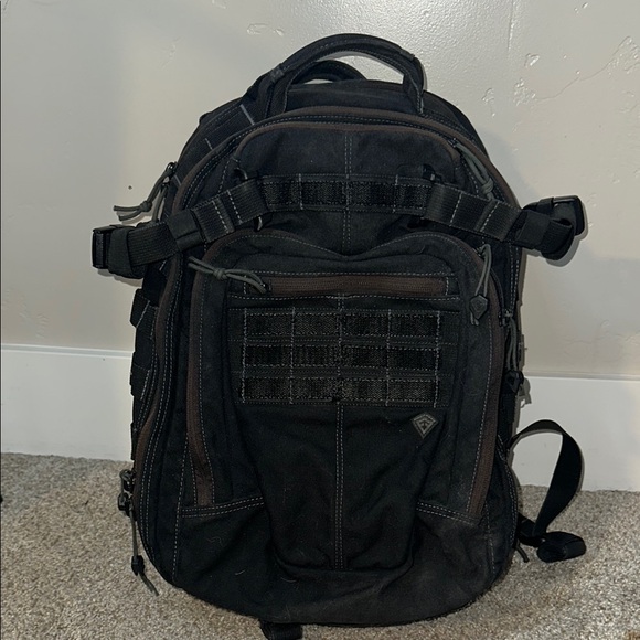 First Tactical | Bags | Black Tactical Backpack With Molle System ...